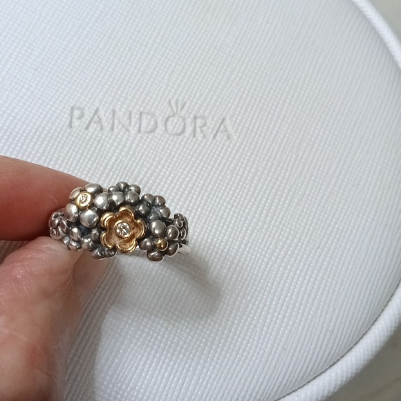 Pandora | Jewelry | Pandora 4k Diamond And Stirling Silver Vintage ...